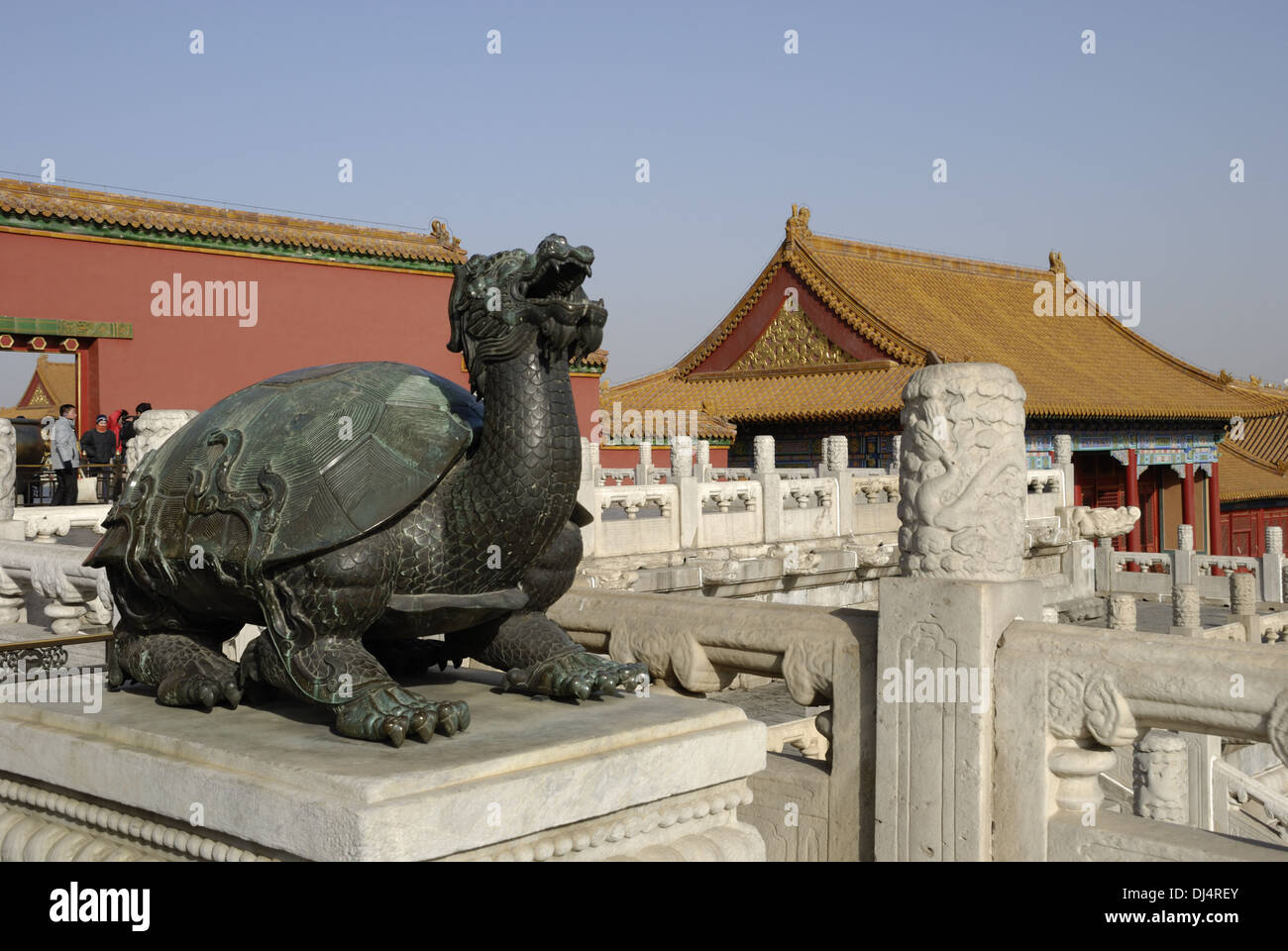 Turtle Sculpture at the Forbidden City Stock Photo - Alamy