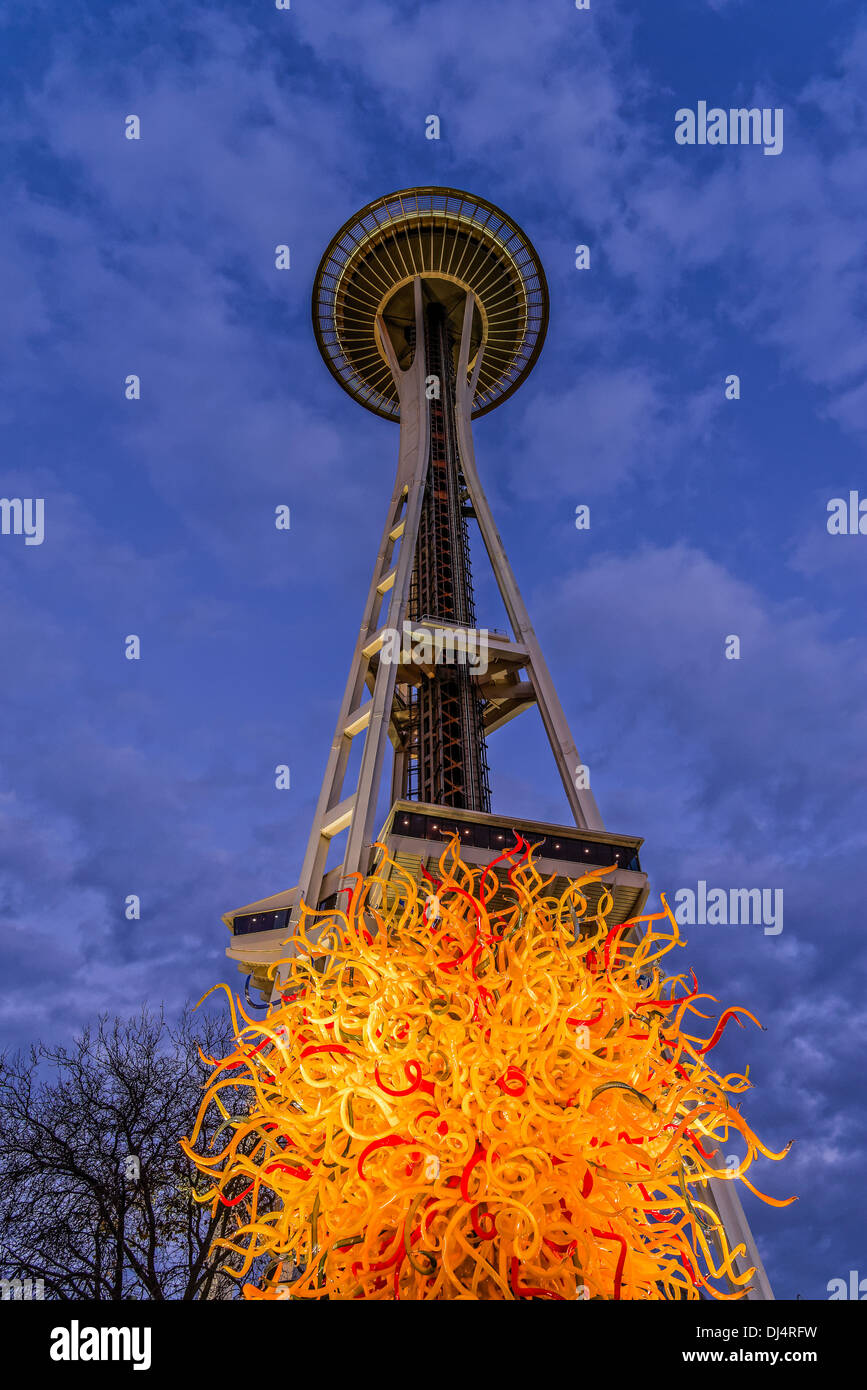 Space Needle, Seattle Centre, Seattle, Washington State, USA Stock ...