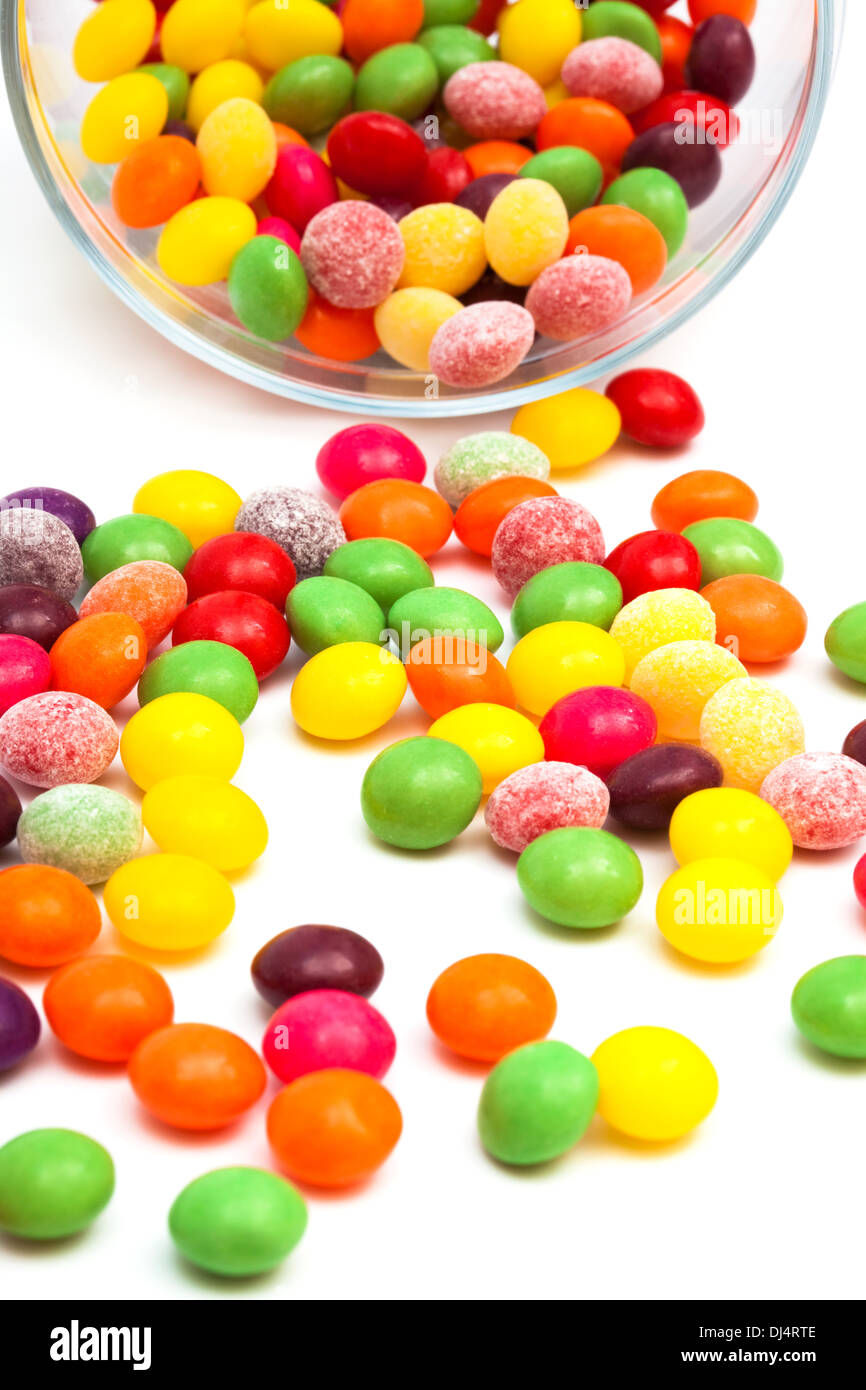 Candy in a glass jar Stock Photo - Alamy