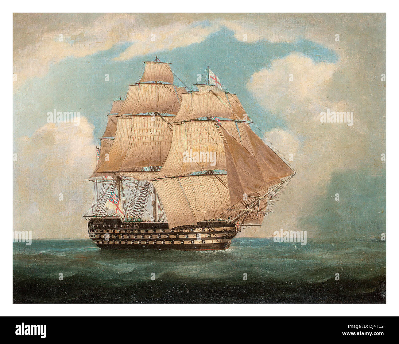 Hms victory painting hi-res stock photography and images - Alamy