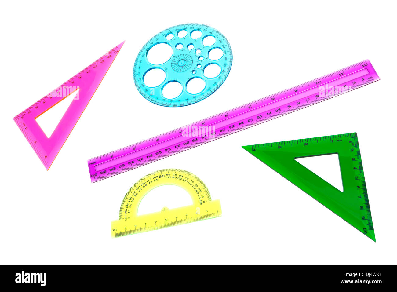set of measuring tools Stock Photo - Alamy