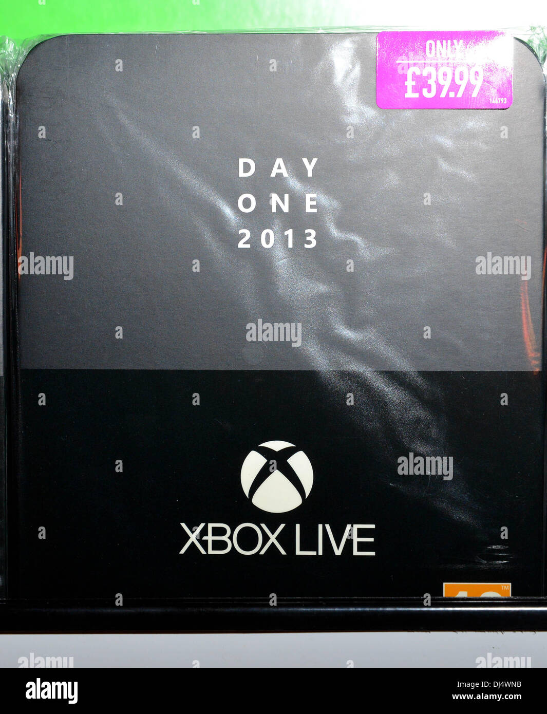 London UK 21st Nov 2013 : Charlie Pulbrook gets his hand on the XBOX ...