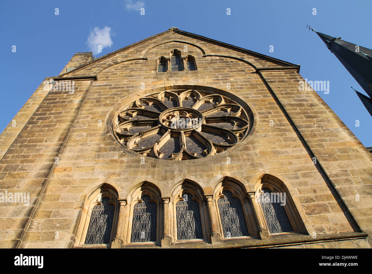 Rosette from the St.Peter and Paul church Stock Photo - Alamy