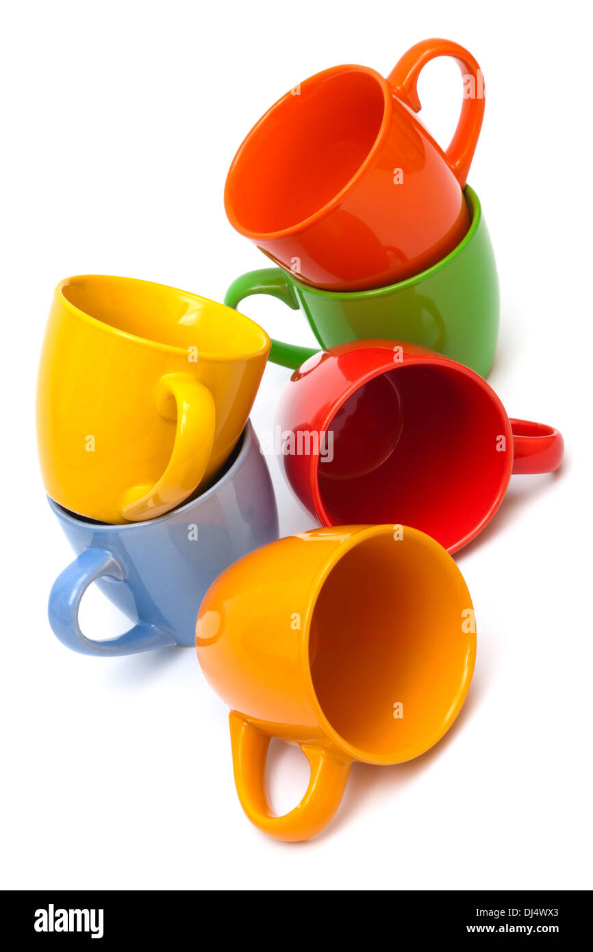 pile of coffee cups Stock Photo - Alamy