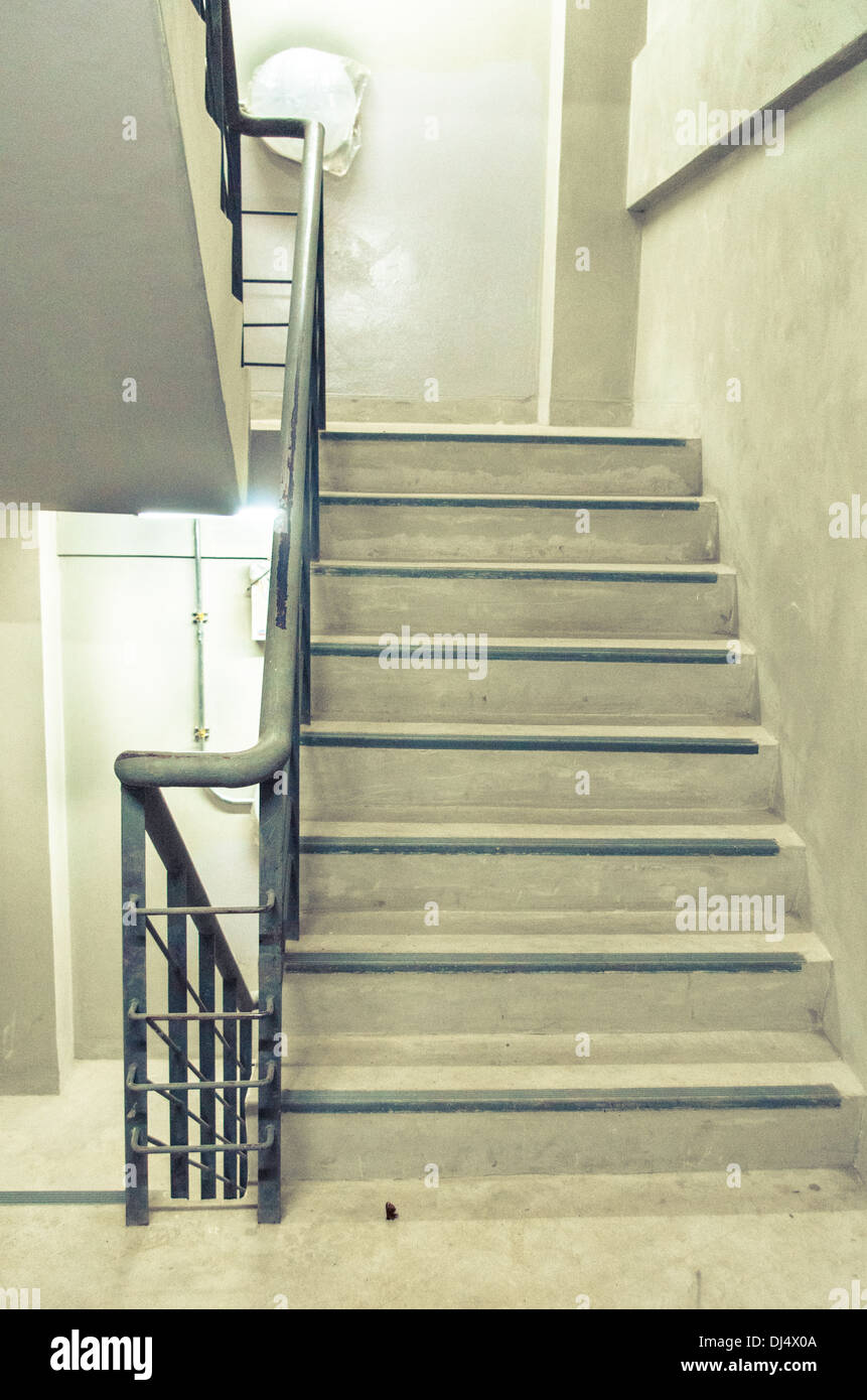 stairs with cement ground, for background or concepts Stock Photo - Alamy