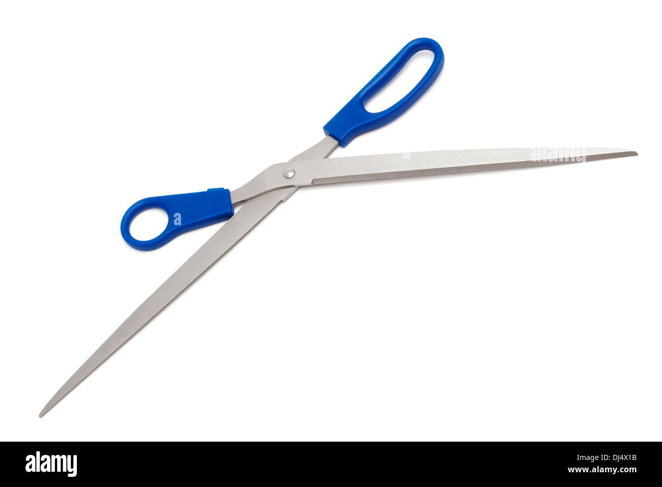 Modern metal scissors Stock Photo - Alamy