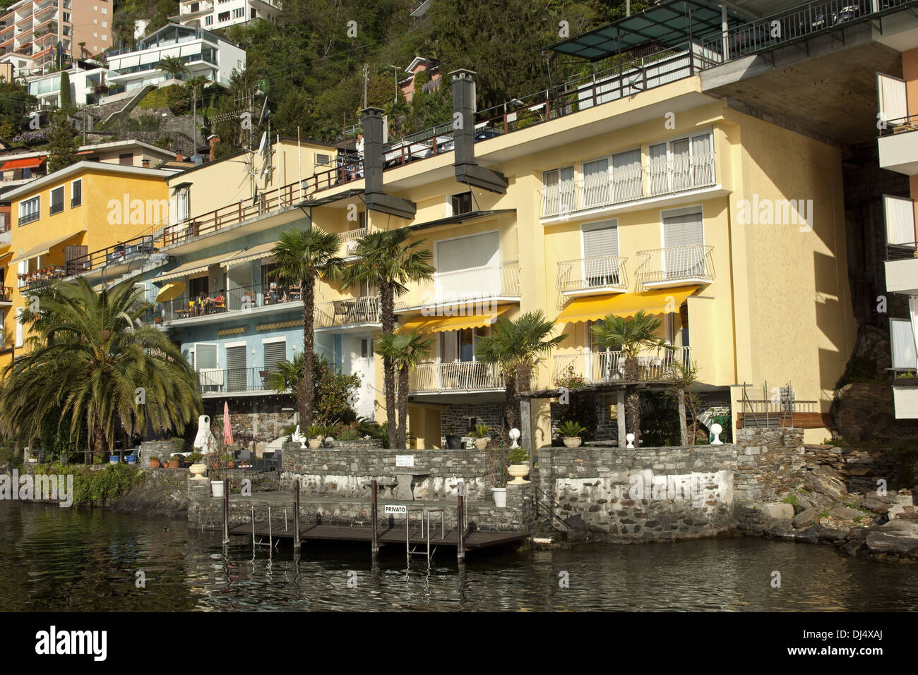 Switzerland ticino ronco lago maggiore hi-res stock photography and ...
