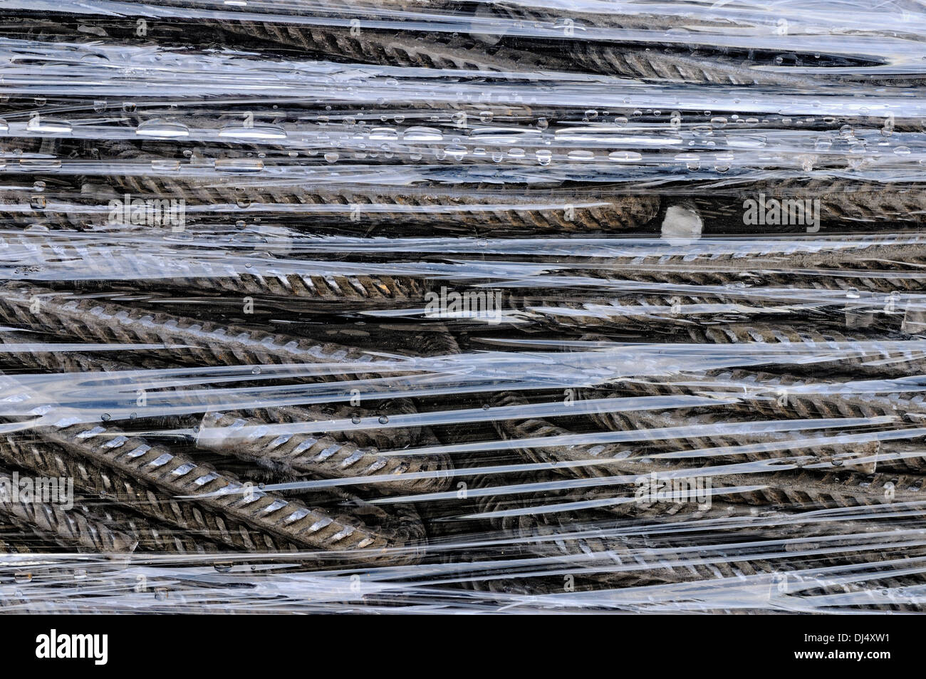 Steel packed with foil Stock Photo - Alamy