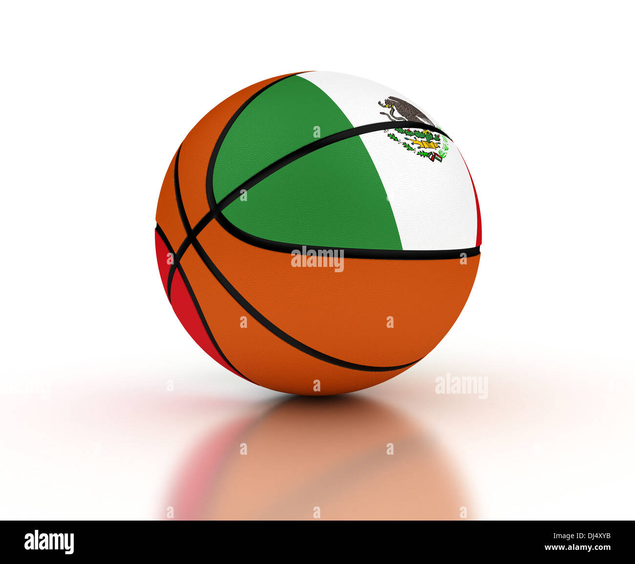 Mexican Basketball Team (isolated with clipping path Stock Photo - Alamy