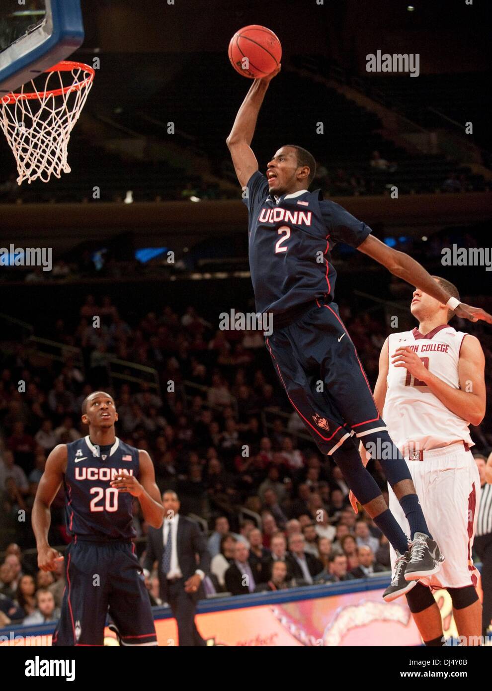 New York, New York, USA. 21st Nov, 2013. UConn's forward DeAndre ...