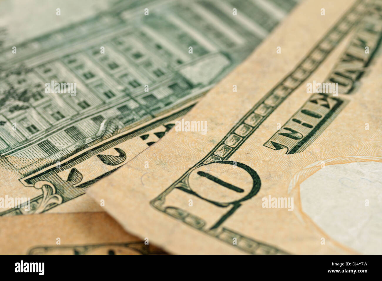 Ten dollar bills hi-res stock photography and images - Alamy