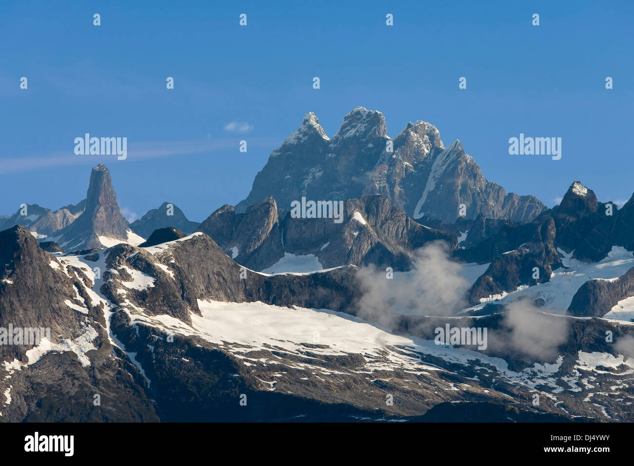 View Of The Rocky Monoliths And Mendenhall Towers And Devil's Paw Above ...
