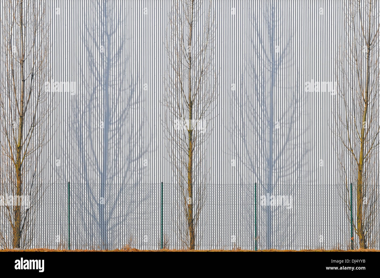 At the factory wall Stock Photo - Alamy