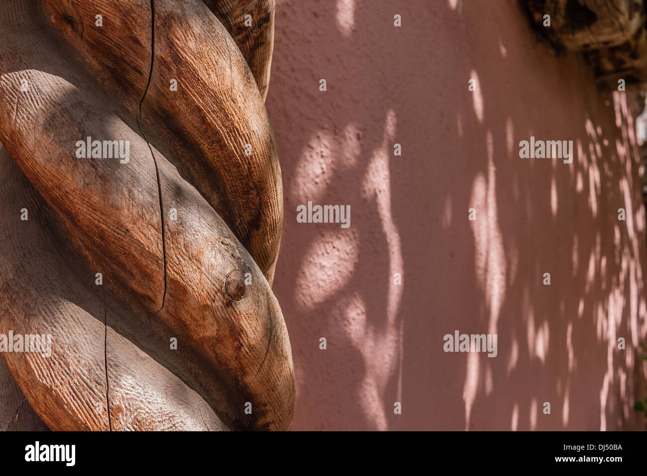 Carved columns wood santa fe hi-res stock photography and images - Alamy