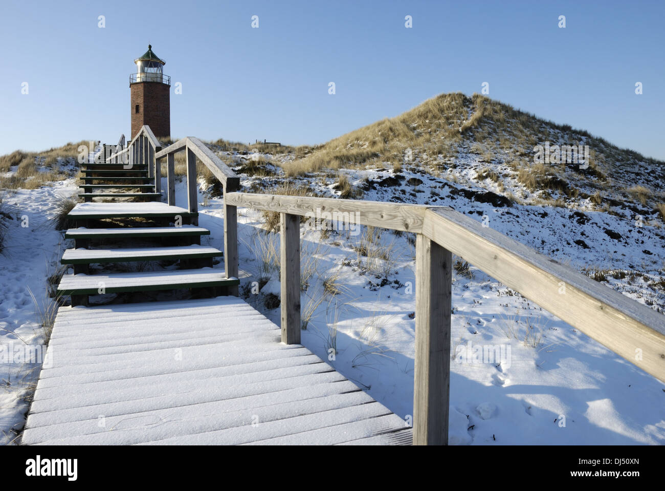 On the red cliff of kampen hi-res stock photography and images - Alamy