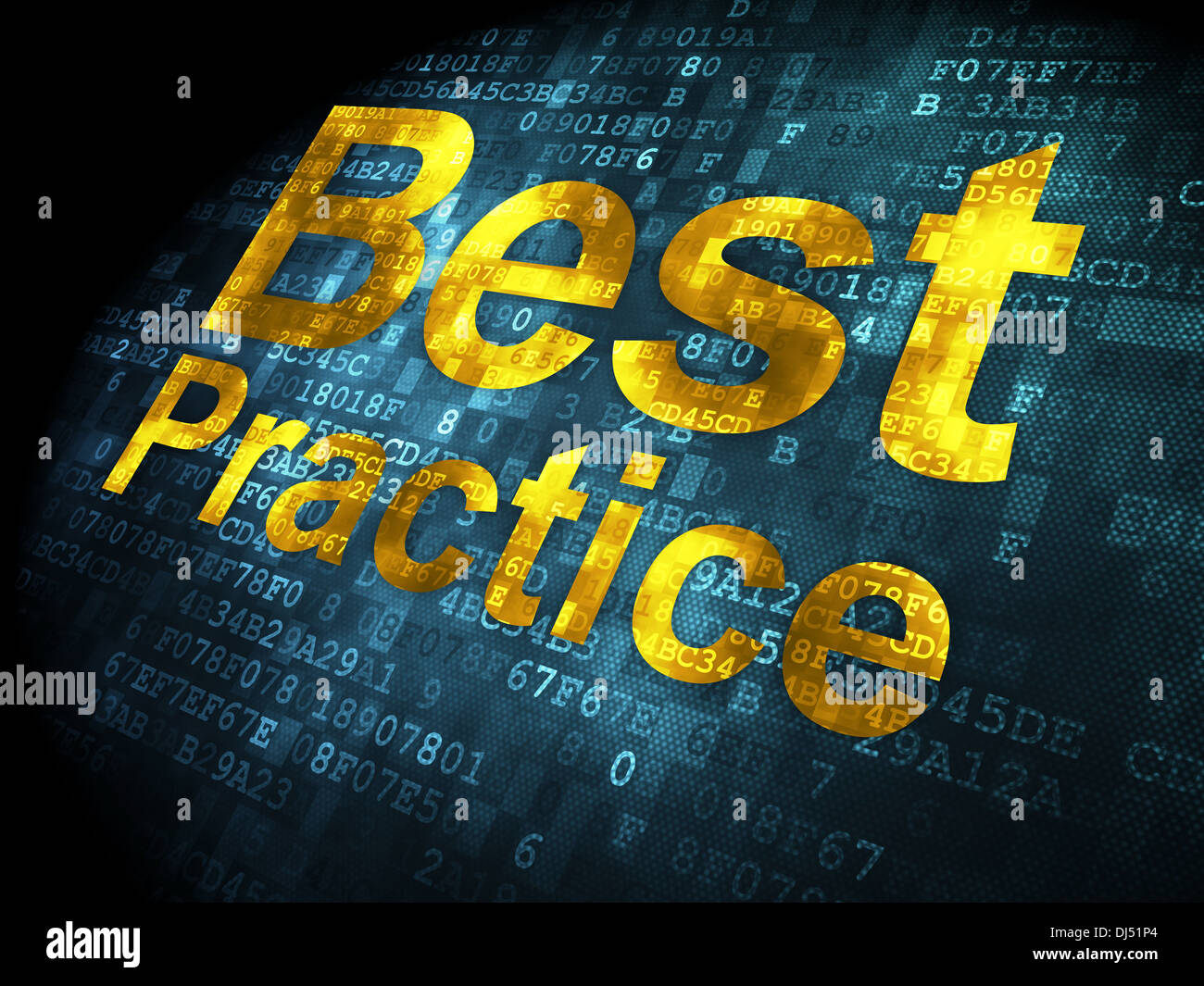 Education concept: Best Practice on digital background Stock Photo - Alamy