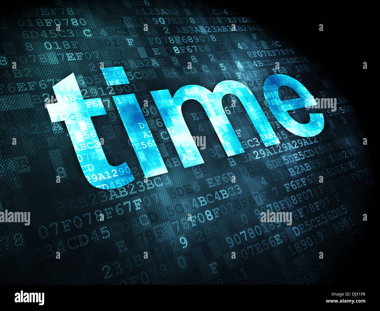 Timeline concept: Time on digital background Stock Photo - Alamy