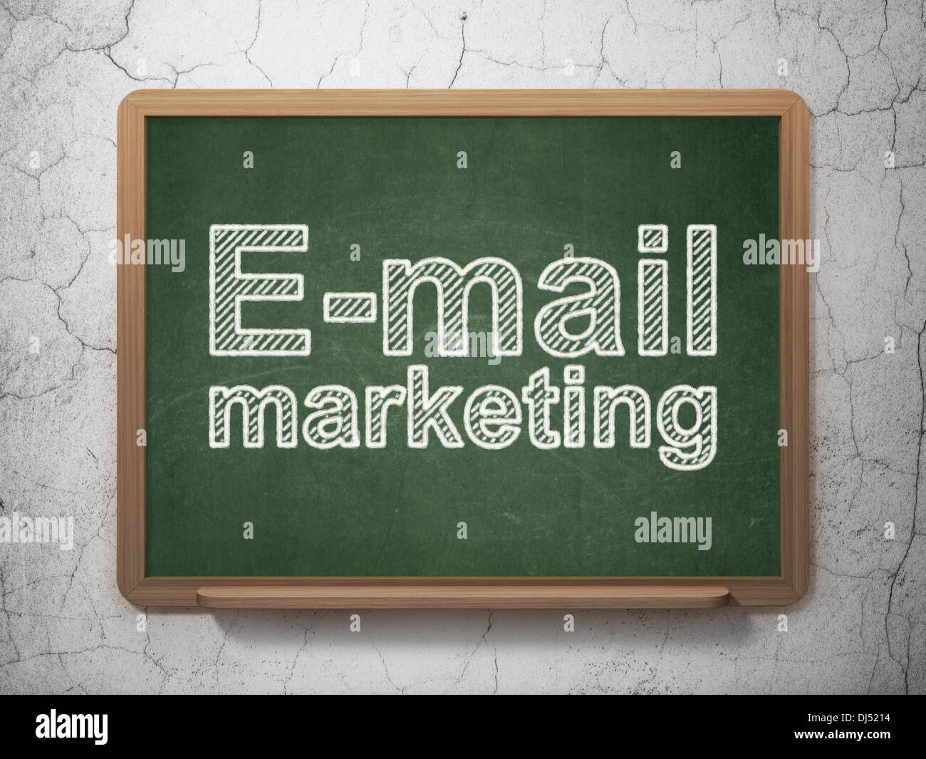 Marketing concept: E-mail Marketing on chalkboard background Stock ...