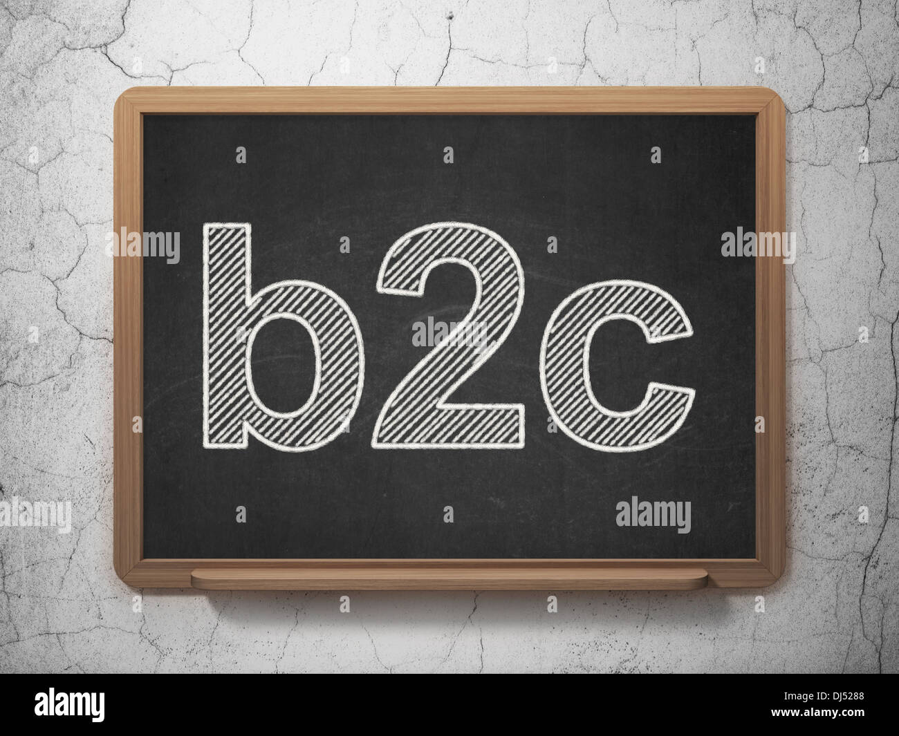 Business concept: B2c on chalkboard background Stock Photo - Alamy