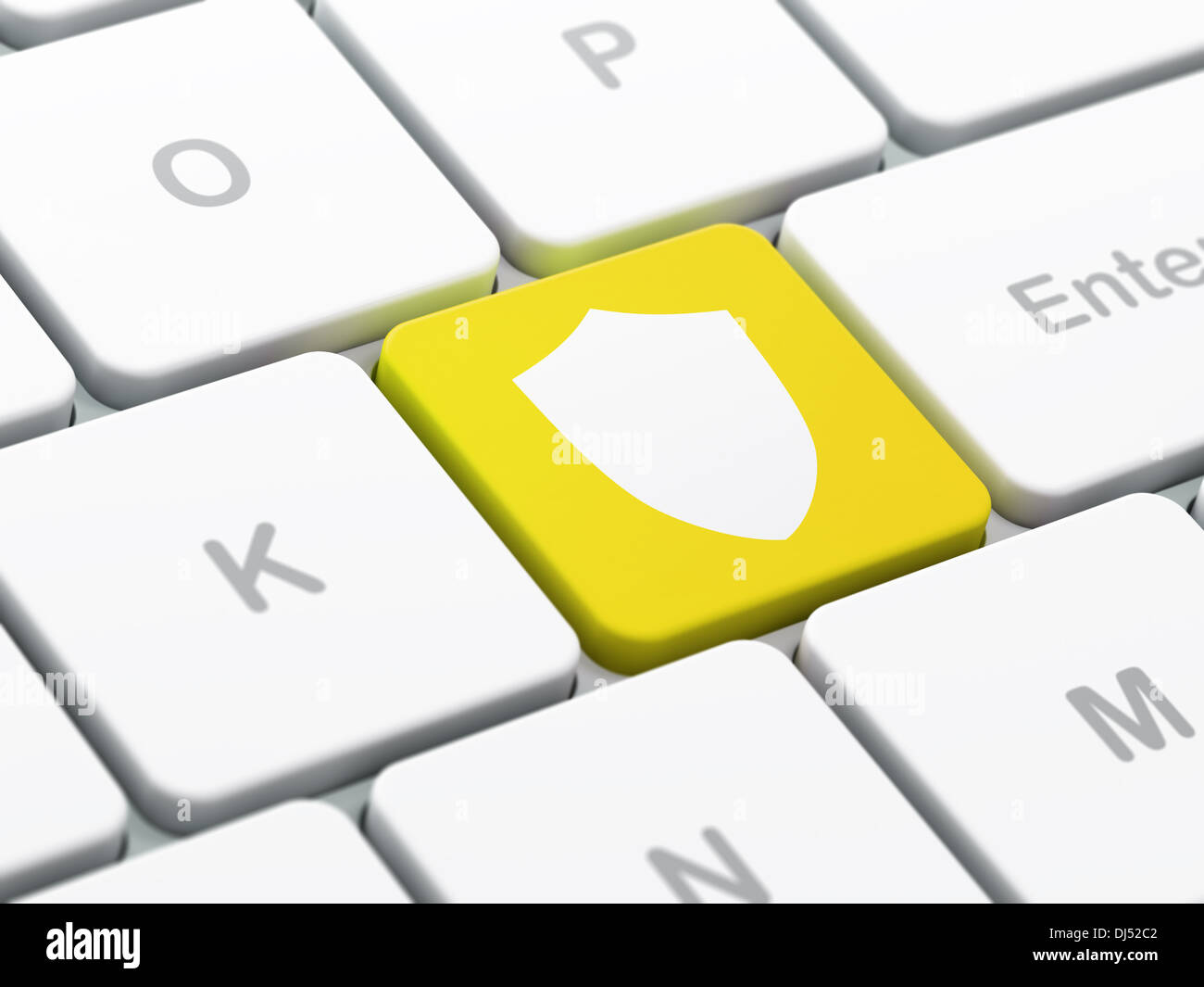 Privacy concept: Shield on computer keyboard background Stock Photo - Alamy