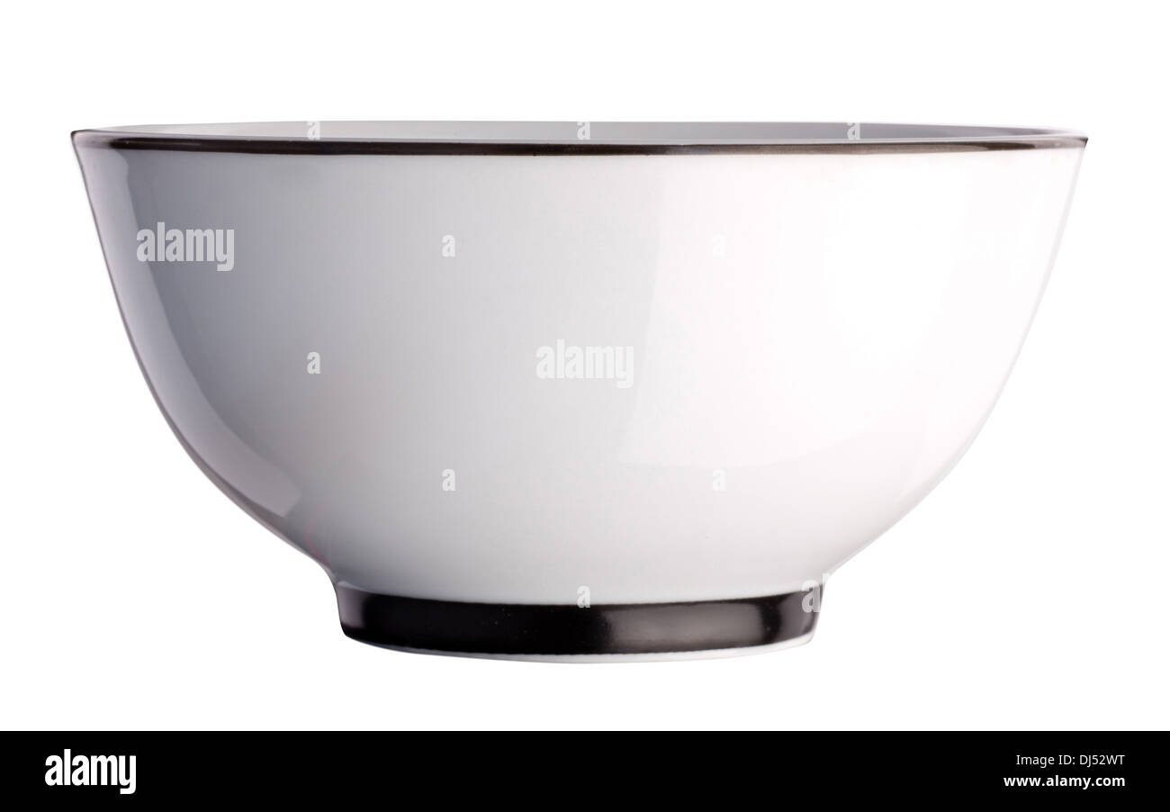 Ceramic tea bowl isolated on white with clipping path Stock Photo - Alamy