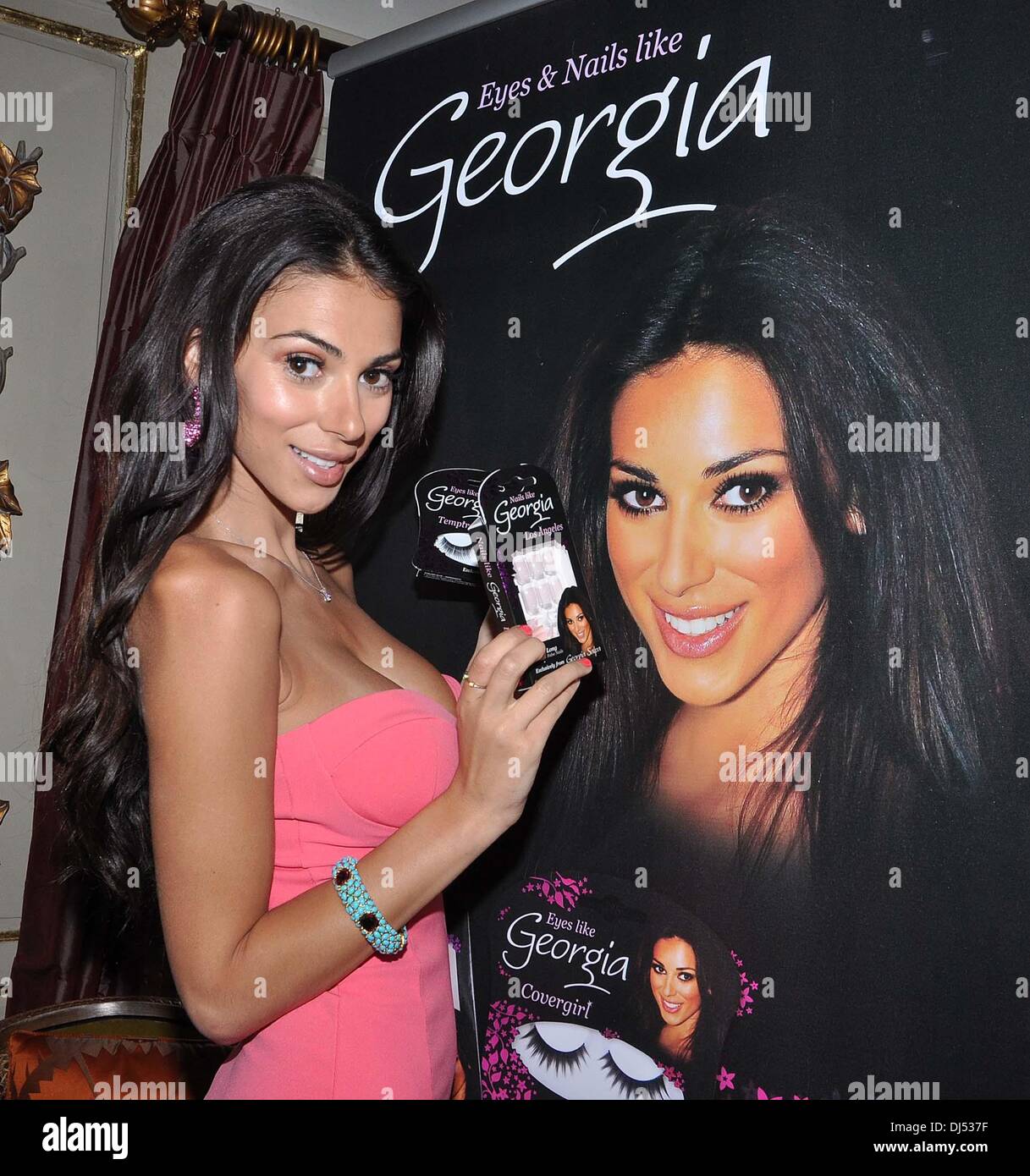 Georgia Salpa Launches Her Own Range Of Eye Lashes And Nails At Residence Private Members Club