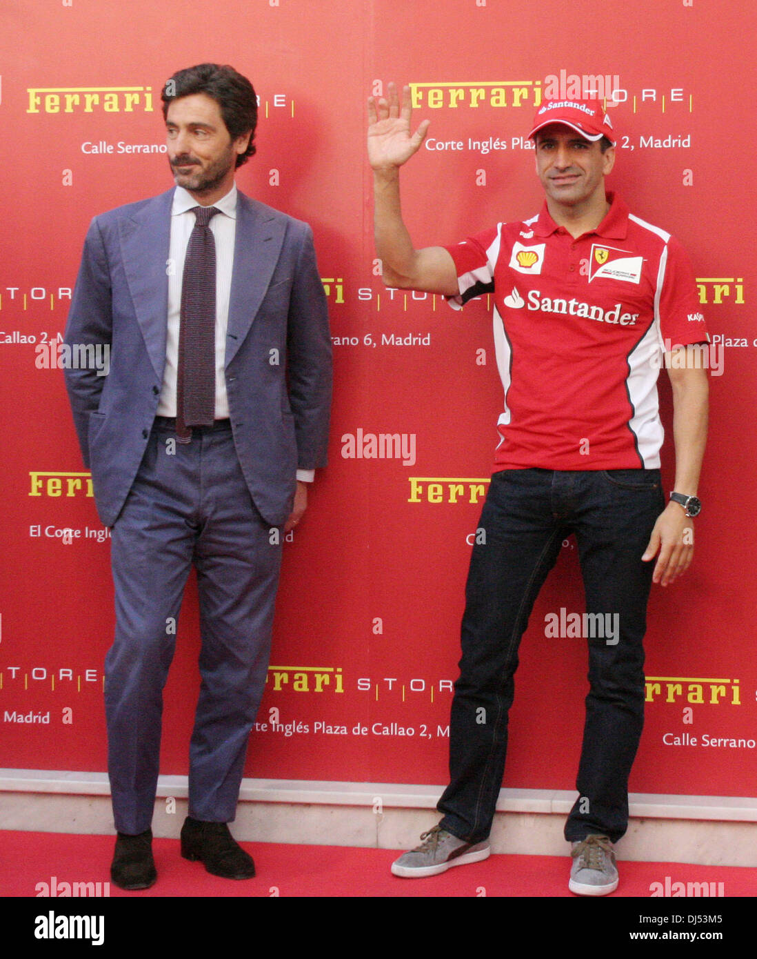 Marc Gene attending the grand opening of the new Ferrari store Madrid ...