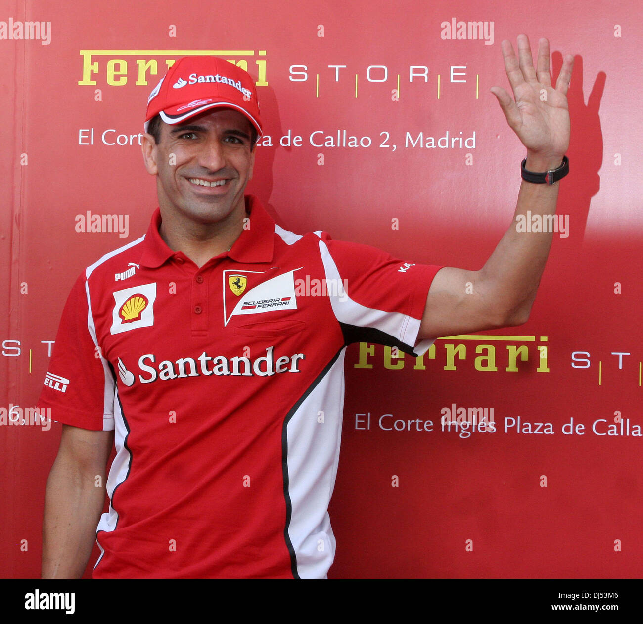 Marc Gene attending the grand opening of the new Ferrari store Madrid ...