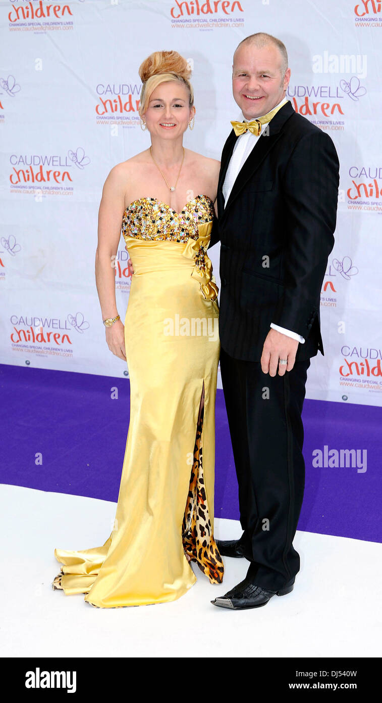 Tudi and Paul Beswick, CEO of Caudwell,, atThe Diamond Butterfly Ball ...