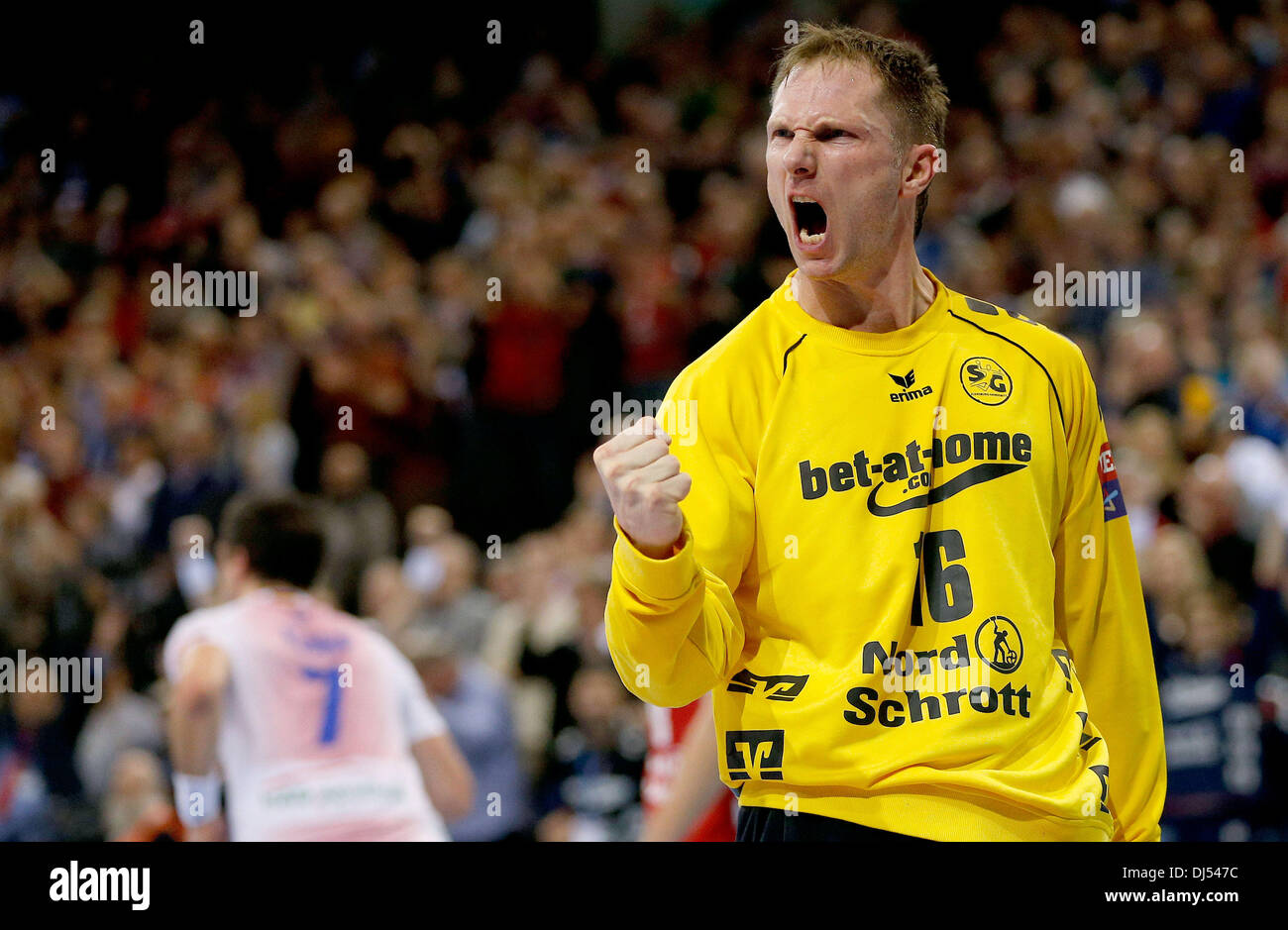 Flensburg, Germany. 21st Nov, 2013. Flensburg's goalkeeper Soren ...