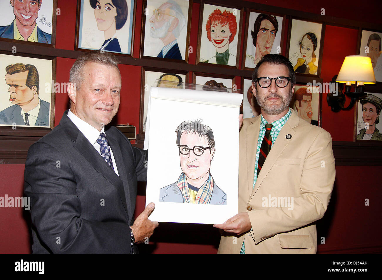 Max Klimavicius and Jon Robin Baitz Sardi’s Portrait Unveiling held at ...
