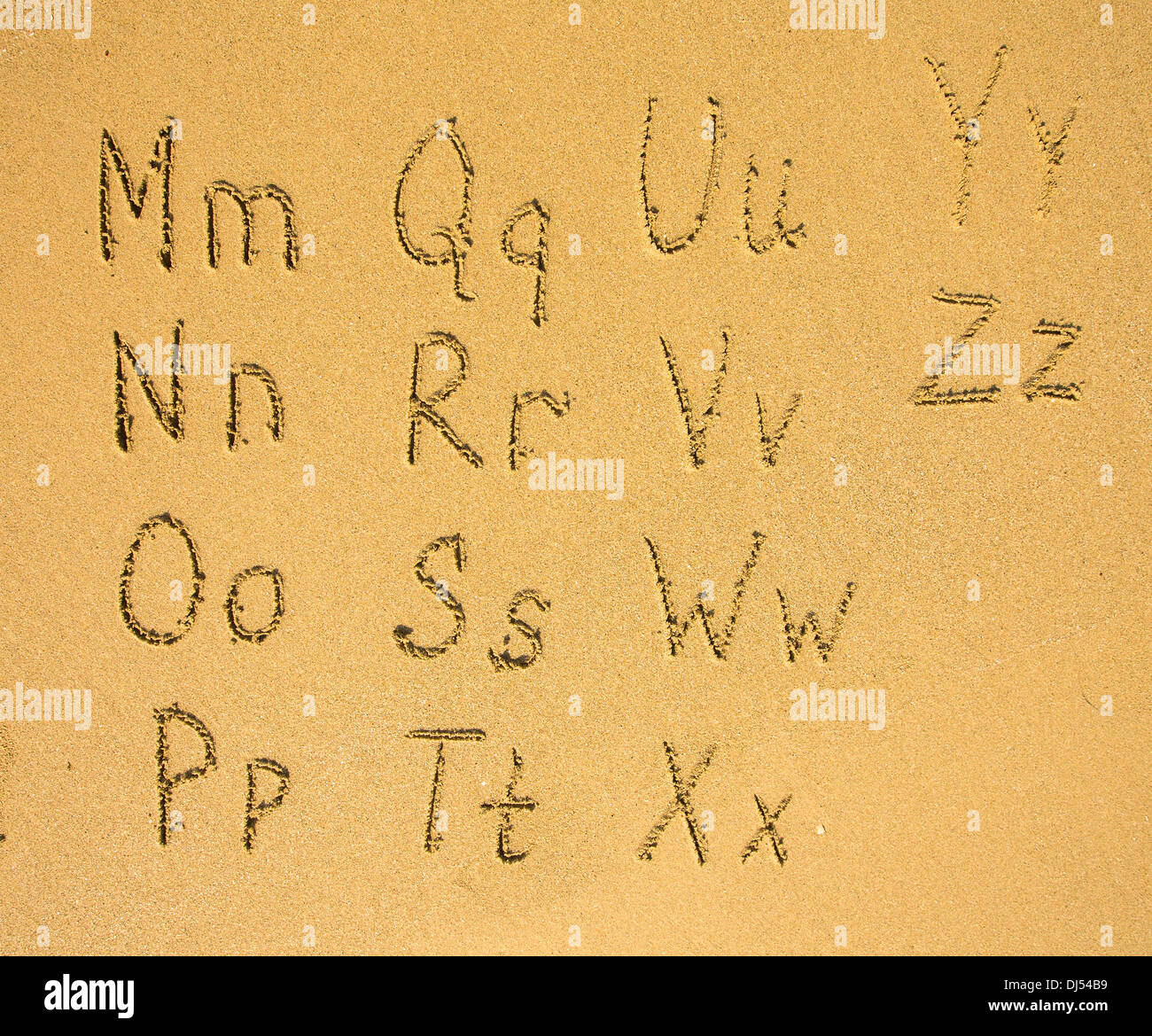 A z alphabet collection hi-res stock photography and images - Alamy