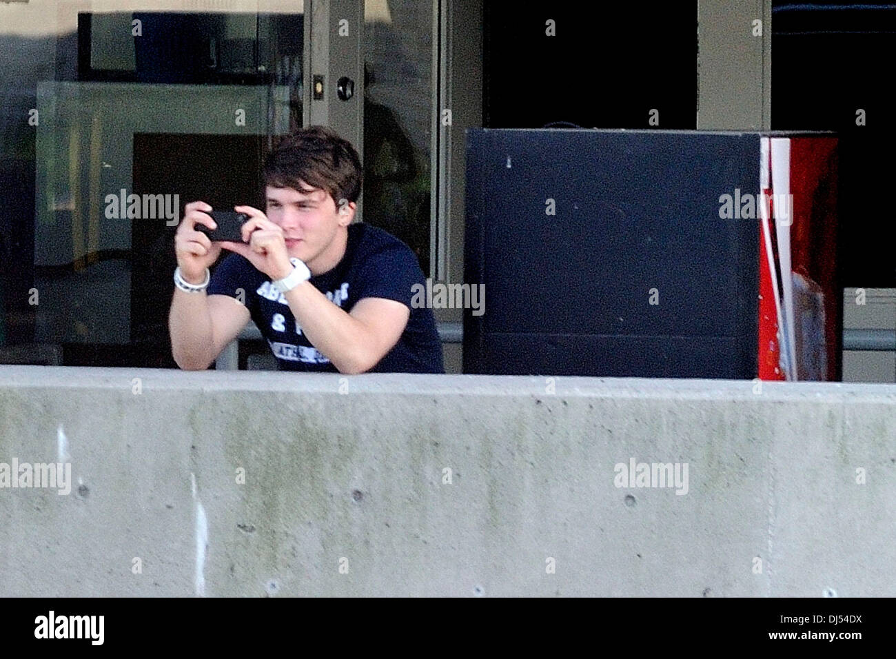 Josh Devine drummer for One Direction at the backstage of the Molson ...
