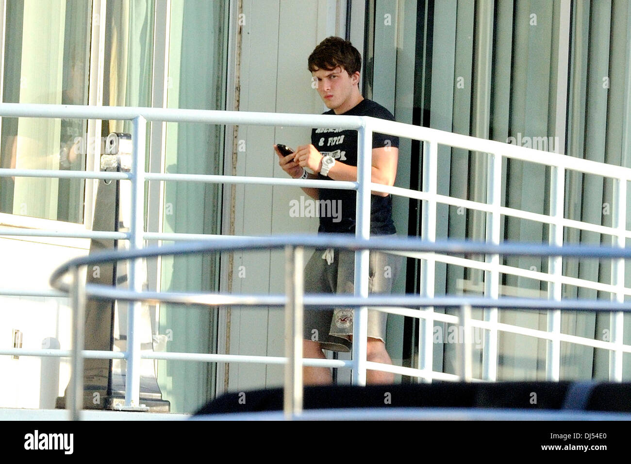 Josh Devine drummer for One Direction at the backstage of the Molson ...