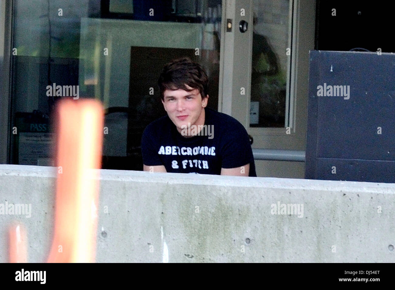 Josh Devine drummer for One Direction at the backstage of the Molson ...