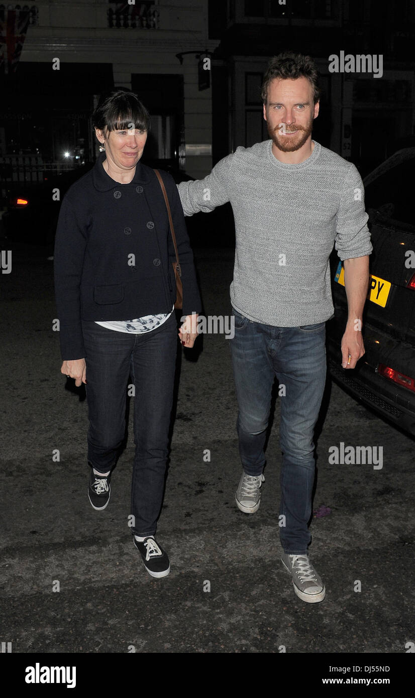 Michael fassbender and adele fassbender hi-res stock photography and ...