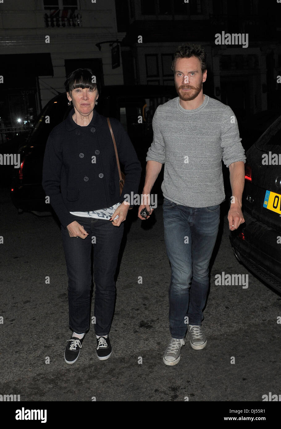 Michael fassbender and adele fassbender hi-res stock photography and ...