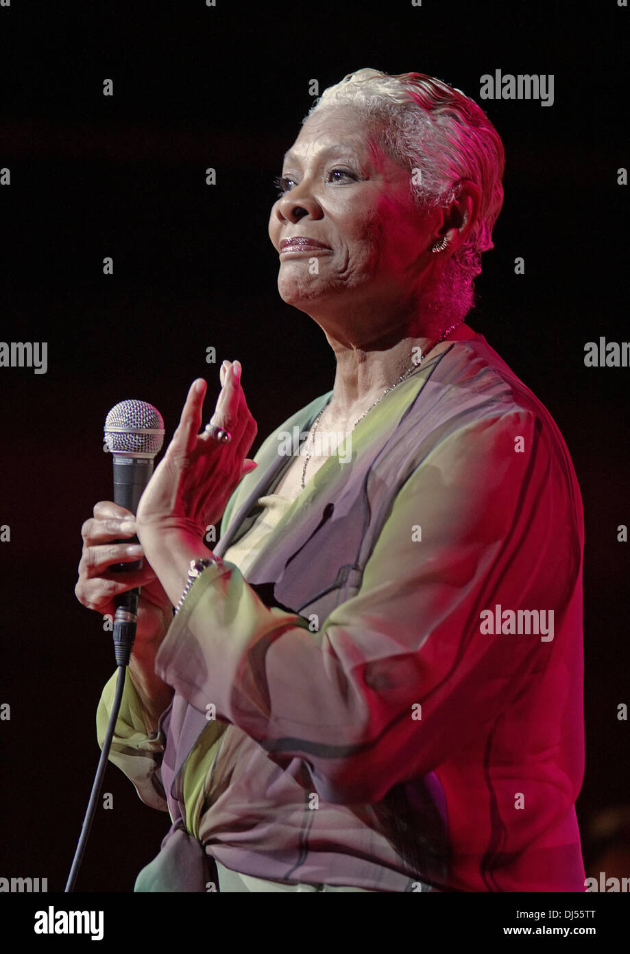 Dionne Warwick performs live at Manchester Bridgewater Hall Manchester ...
