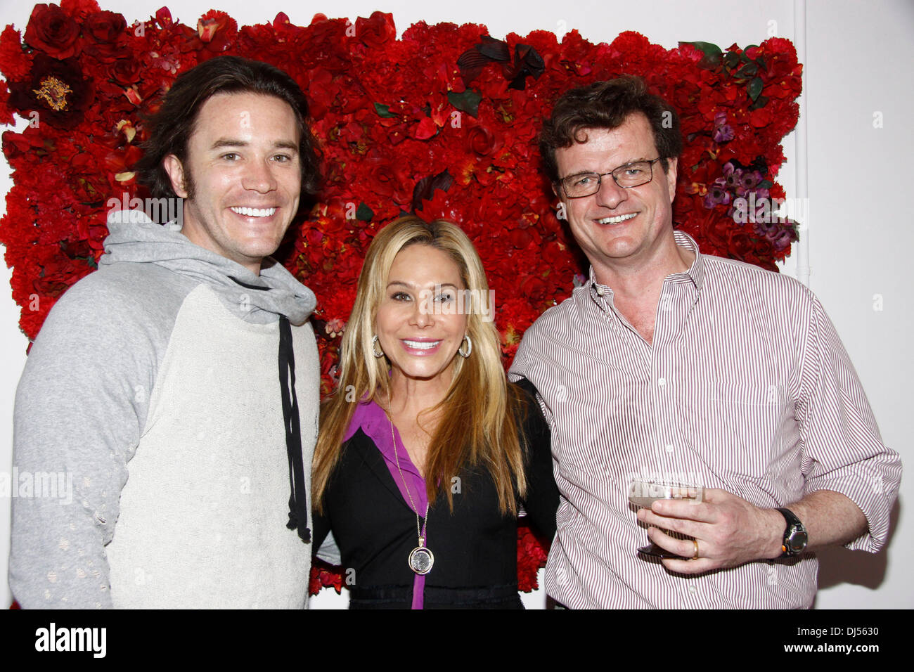 Tom Pelphrey, Adrienne Maloof and Michael Cumpsty Backstage at the ...