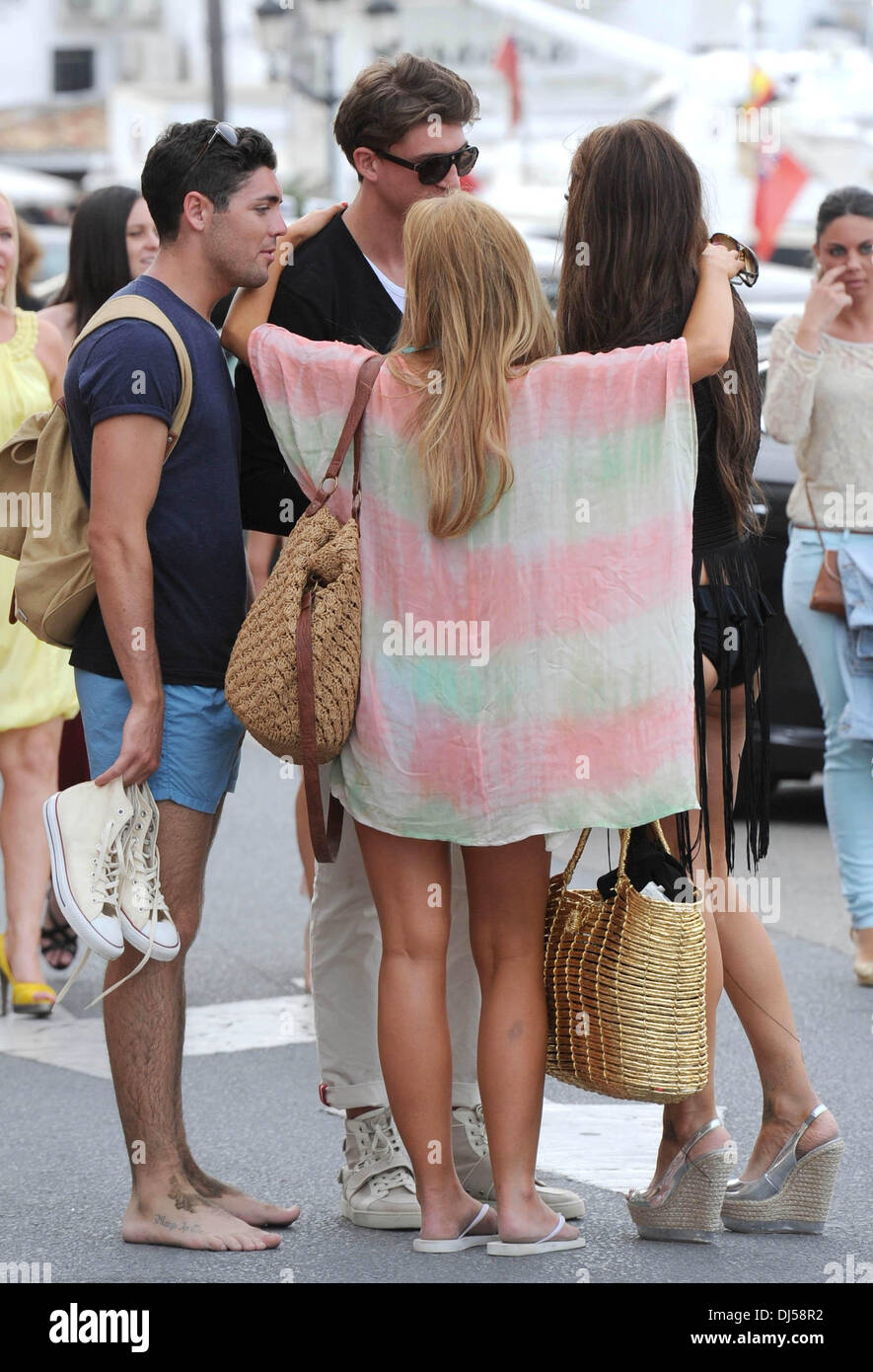 Lauren Pope, Chloe Sims and Tom Kilbey The cast of 'The Only Way is ...