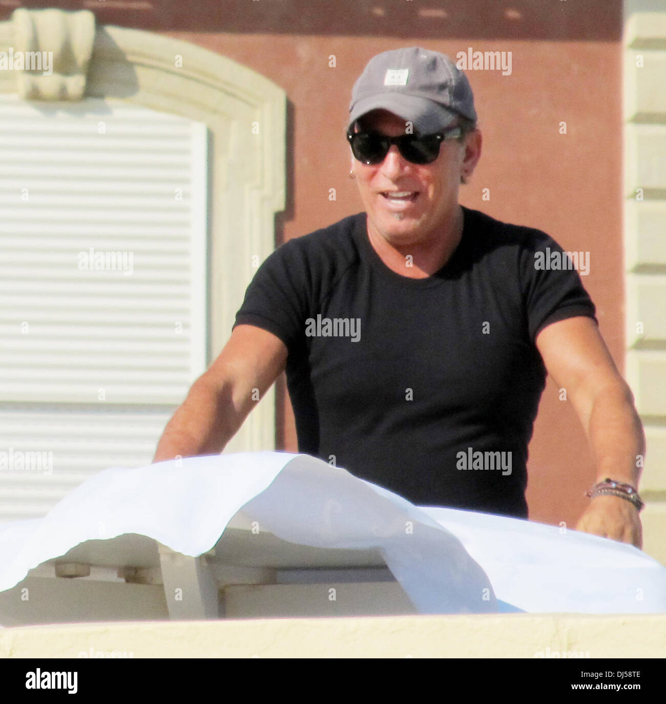 Bruce Springsteen outside Hotel du Palais Paris, France - 01.06.12 ...