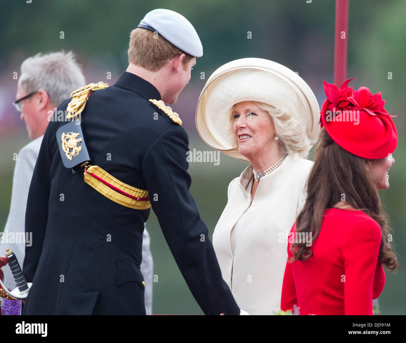 Prince Harry, Camilla, Duchess of Cornwall , Catherine, Duchess of ...