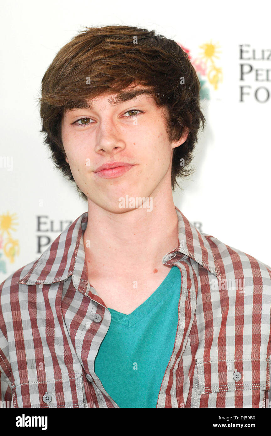 Noah Crawford, arrives at Elizabeth Glaser Pediatric AIDS Foundation's ...