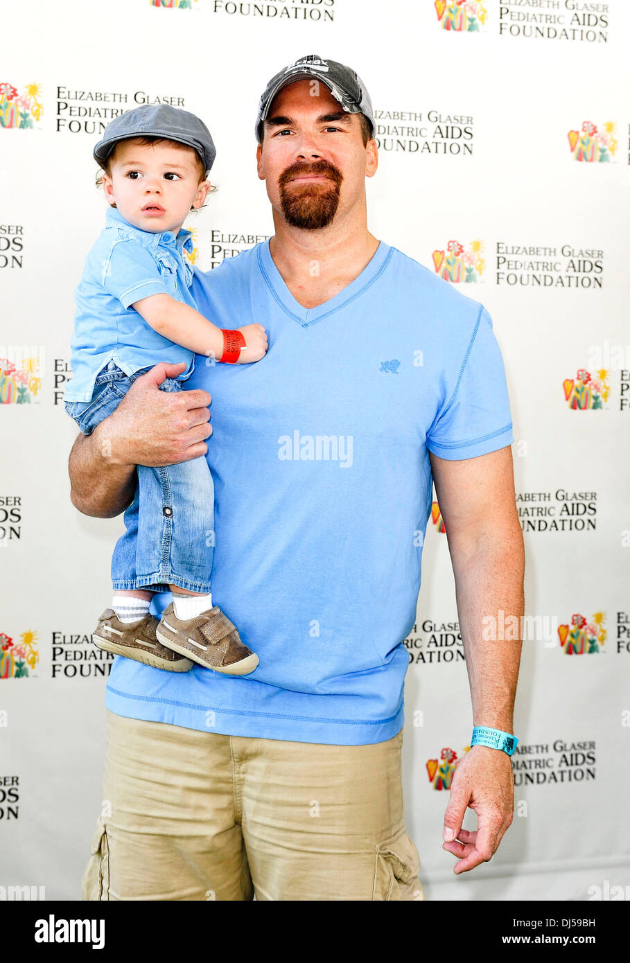 Brandon Molale, arrives at Elizabeth Glaser Pediatric AIDS Foundation's ...