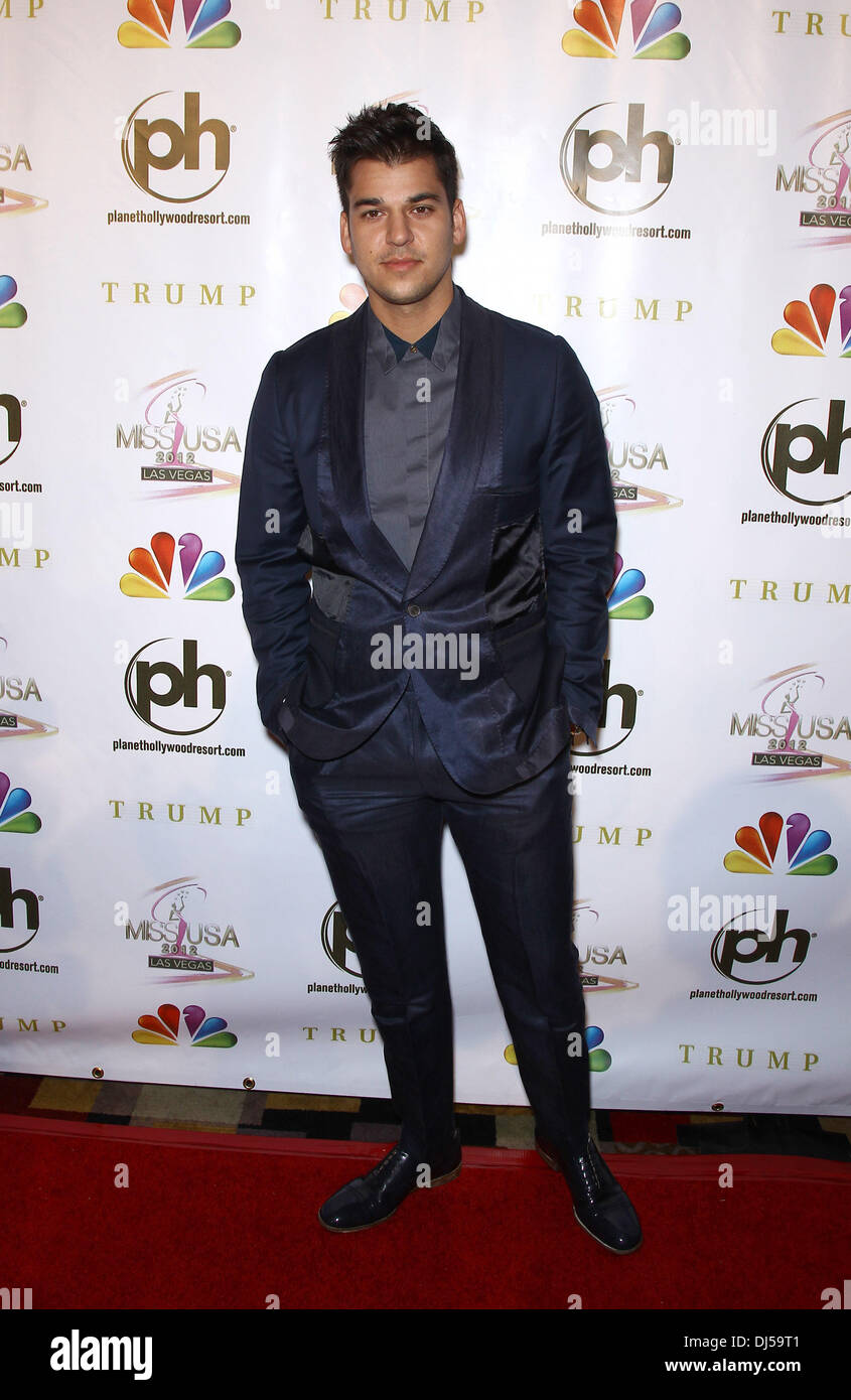 Rob Kardashian 2012 Miss USA Pageant at Planet Hollywood Resort and ...