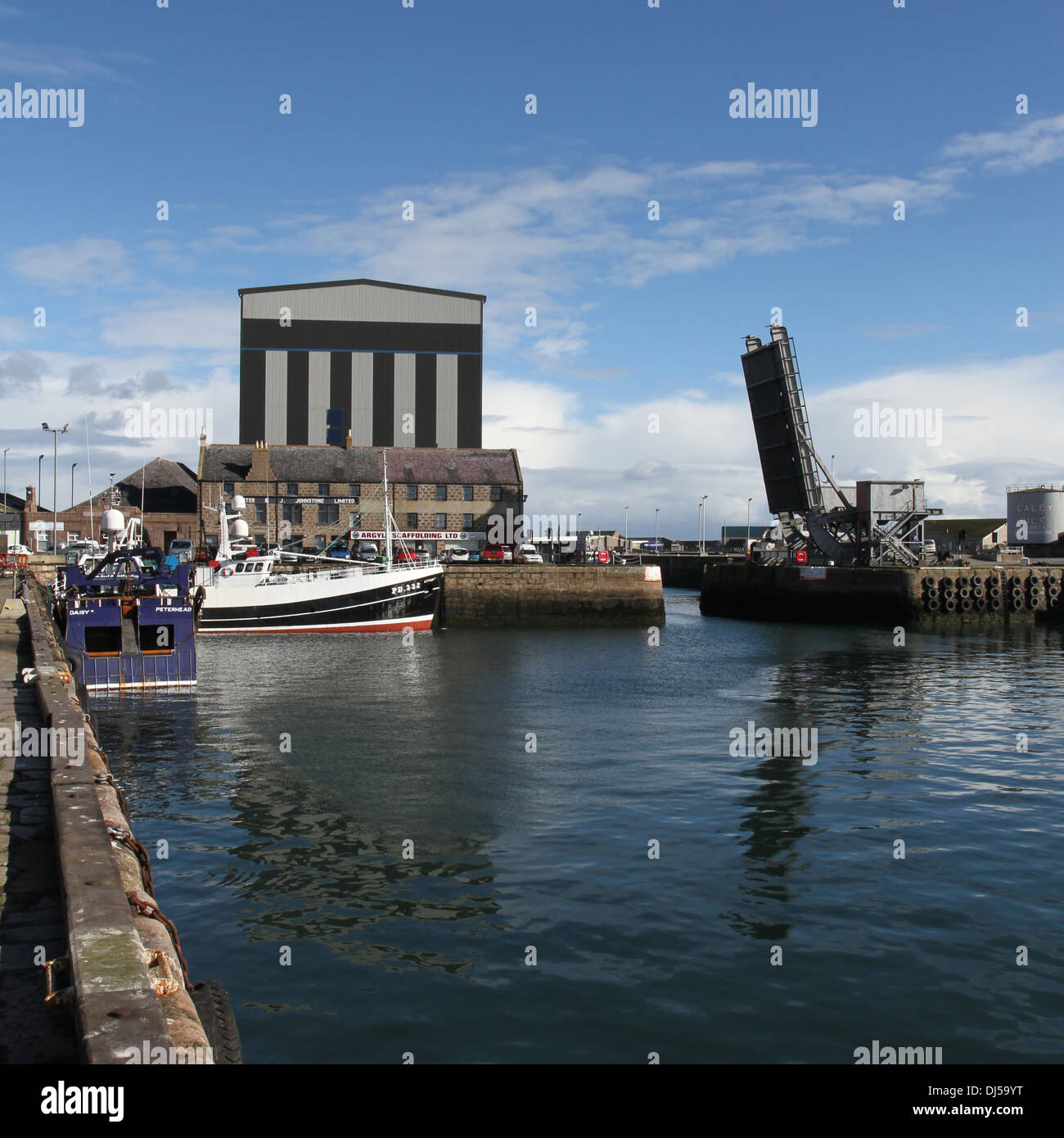 Peterhead harbour Scotland September 2012 Stock Photo - Alamy