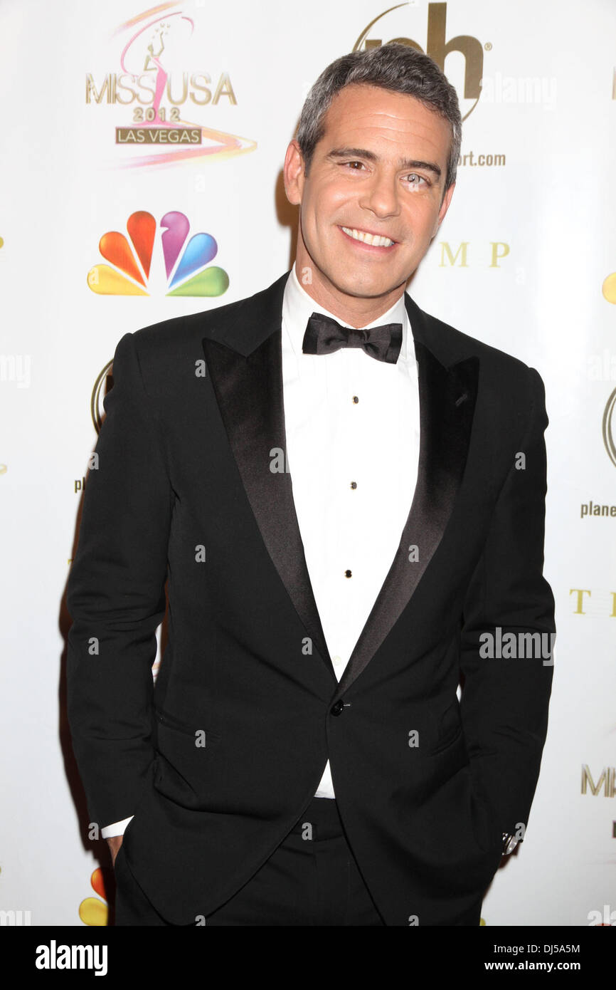 Andy Cohen 2012 Miss USA Pageant at Planet Hollywood Resort and Casino ...