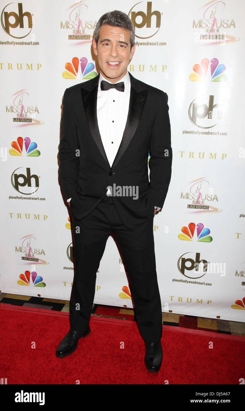 Andy Cohen 2012 Miss USA Pageant at Planet Hollywood Resort and Casino ...