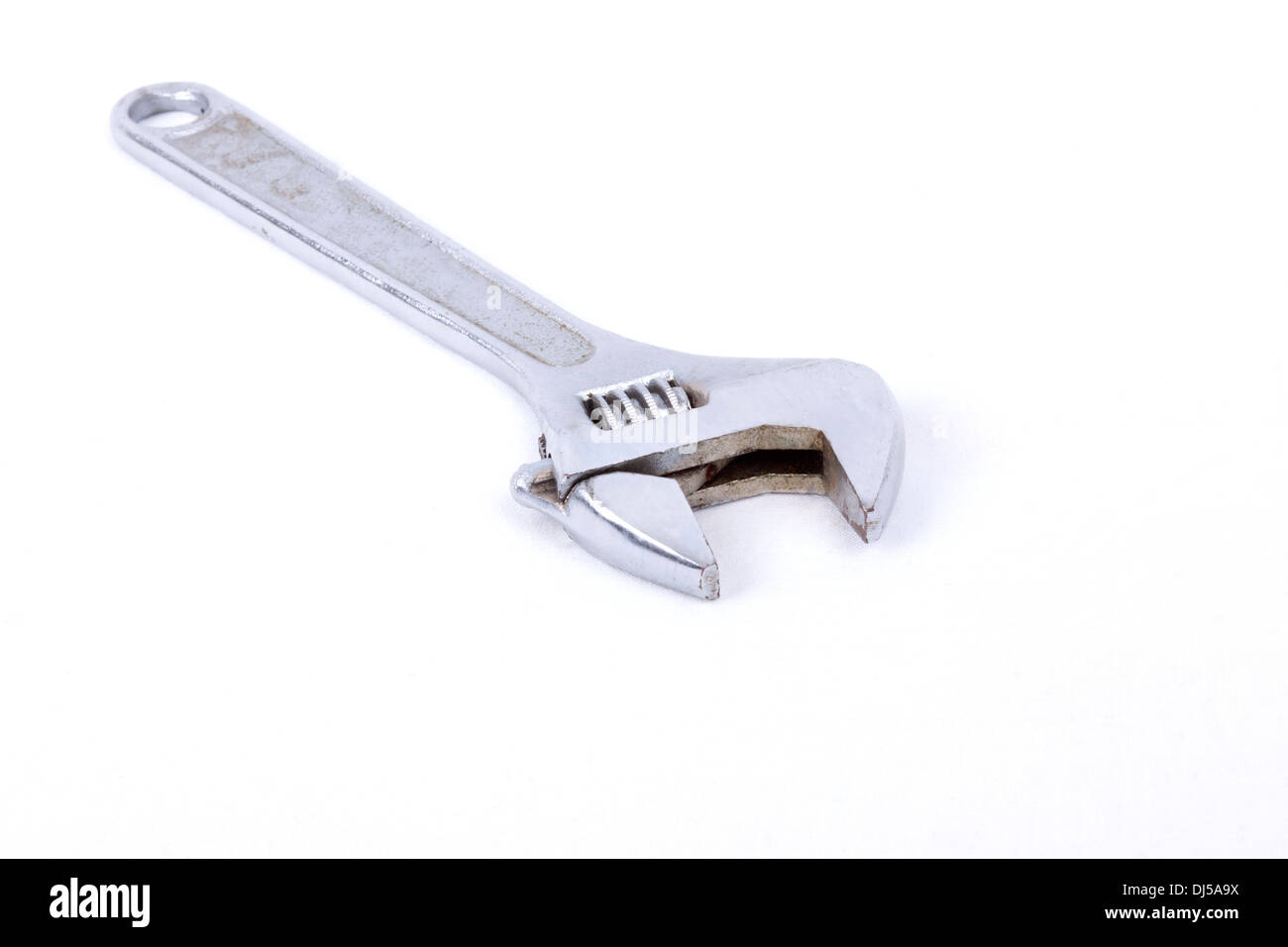 wrench isolated on a white background Stock Photo - Alamy