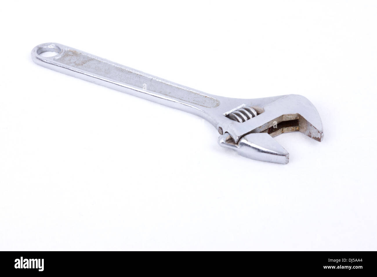 wrench isolated on a white background Stock Photo - Alamy
